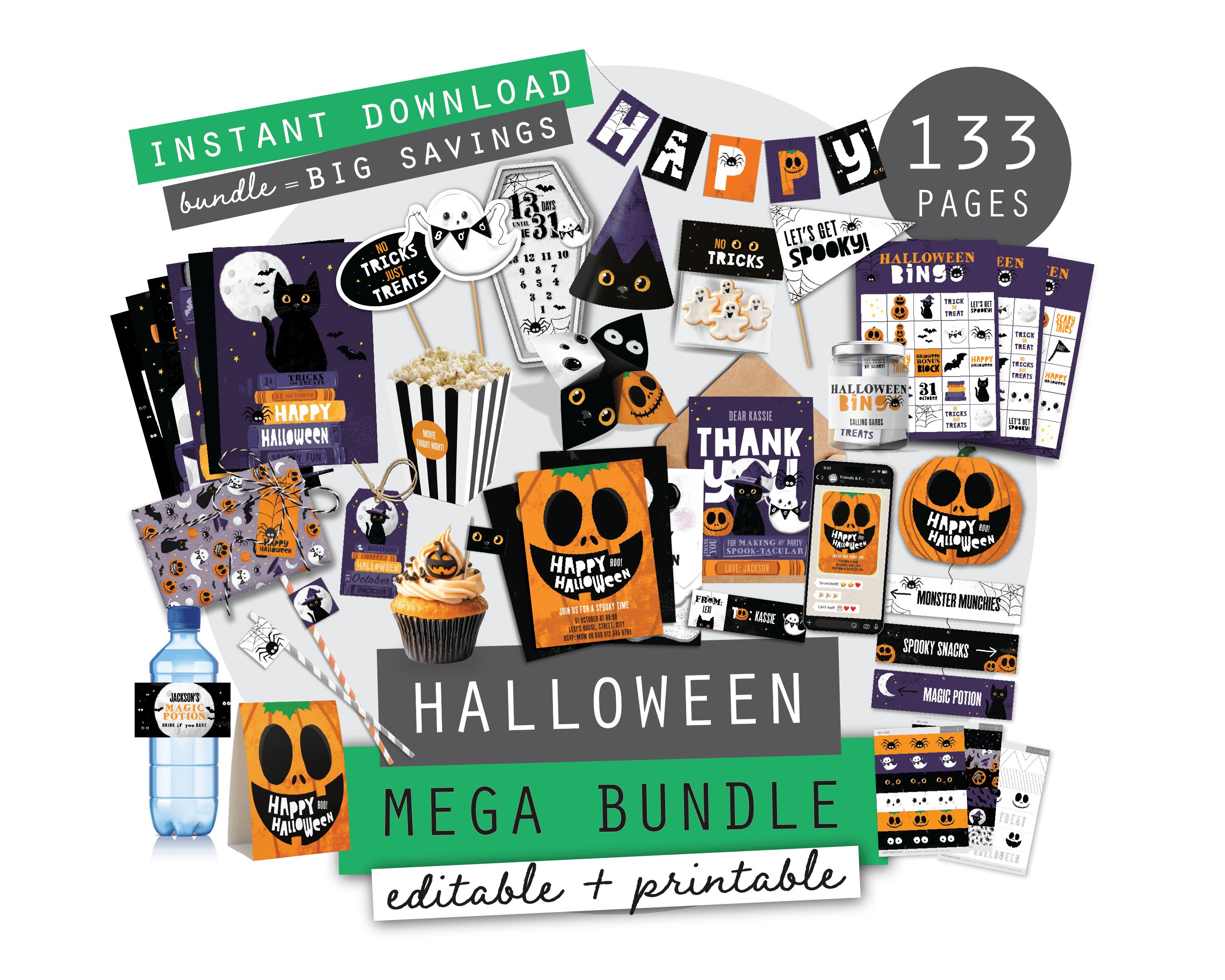 Halloween Party Pack Printables
