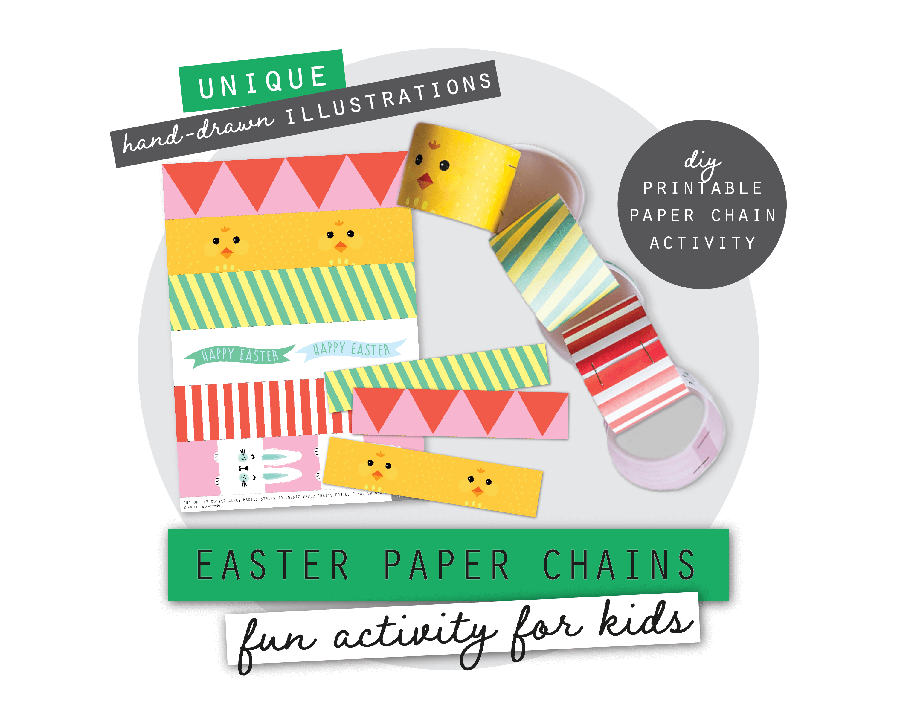 Easter Printable Paper Chains