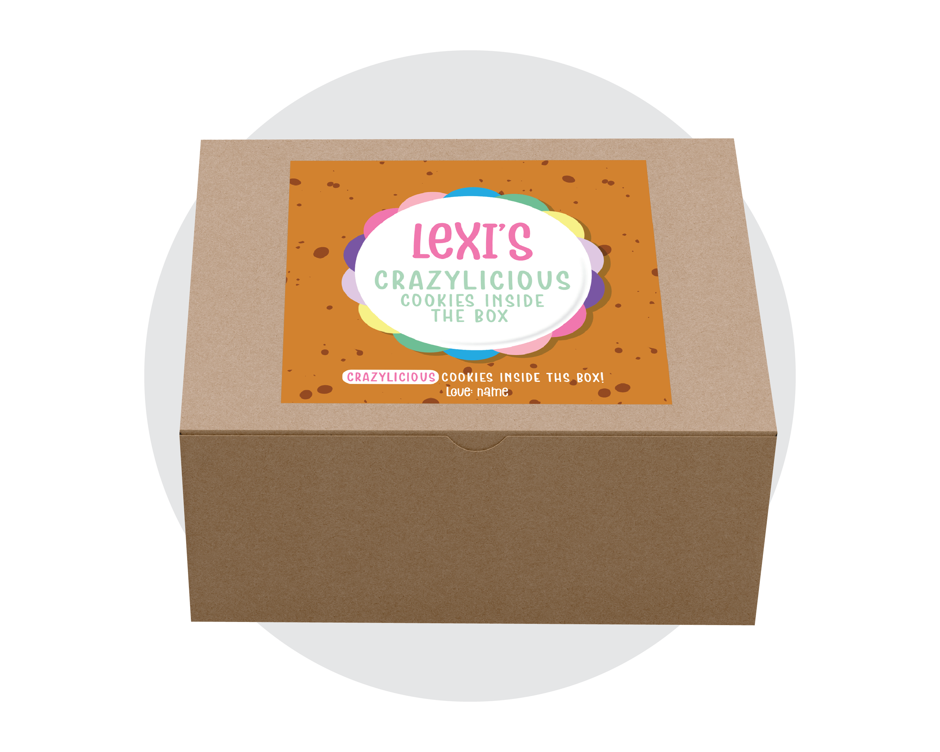 Baking Party Printable Box Labels